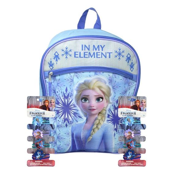 Disney | Accessories | Disney Frozen Backpack Elsa Snowflakes 6 W 8ct ...